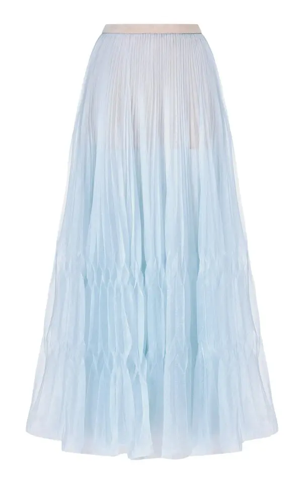 MONTSAND Pleated Maxi Skirt