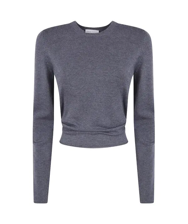 SEMICOUTURE Crew-neck Long-sleeve Sweater