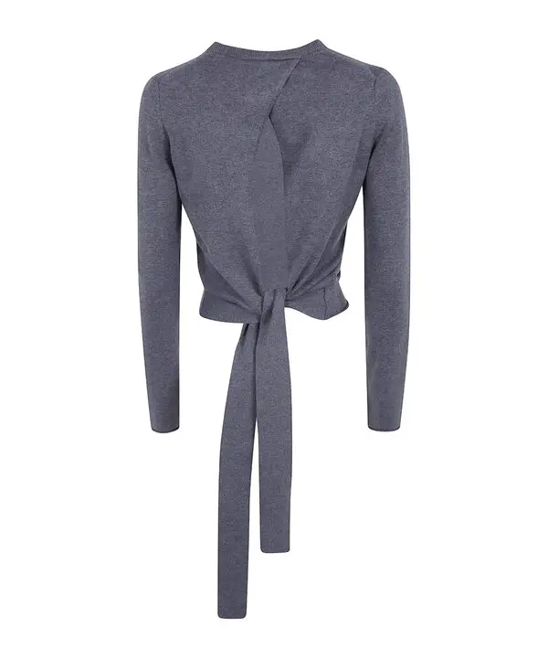 SEMICOUTURE Crew-neck Long-sleeve Sweater