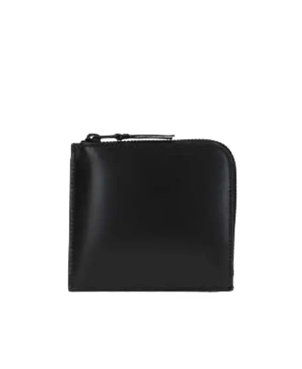 Comme Des Garçons Logo Wallet - Black