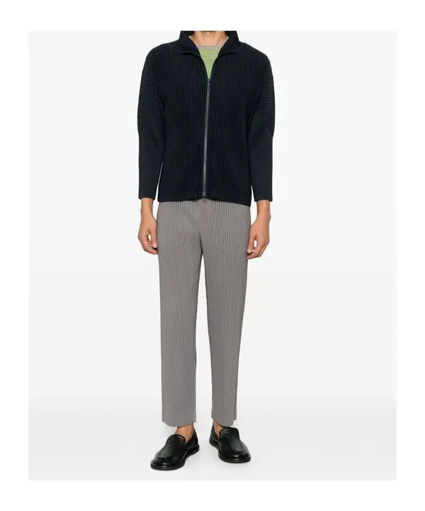 Issey Miyake Pleated Casual Jacket