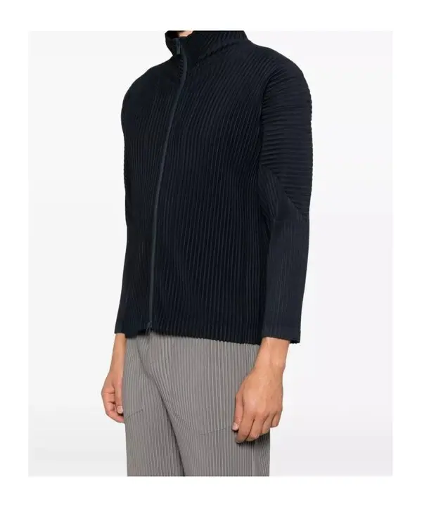 Issey Miyake Pleated Casual Jacket