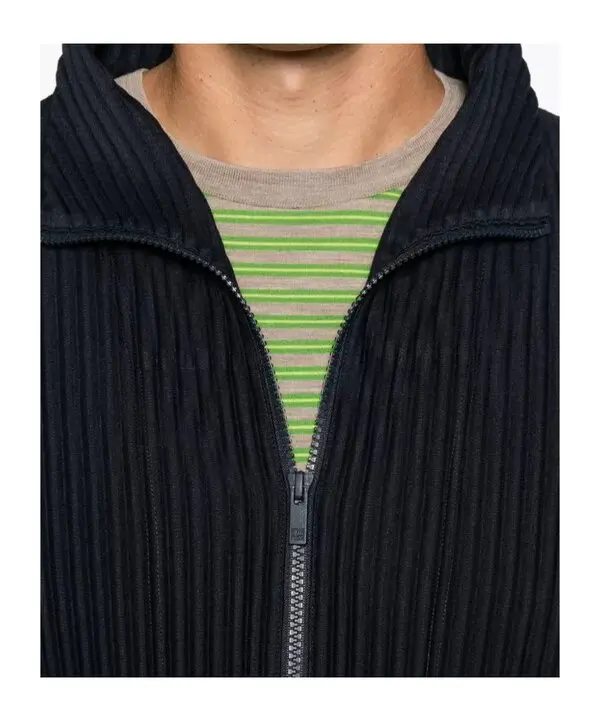 Issey Miyake Pleated Casual Jacket