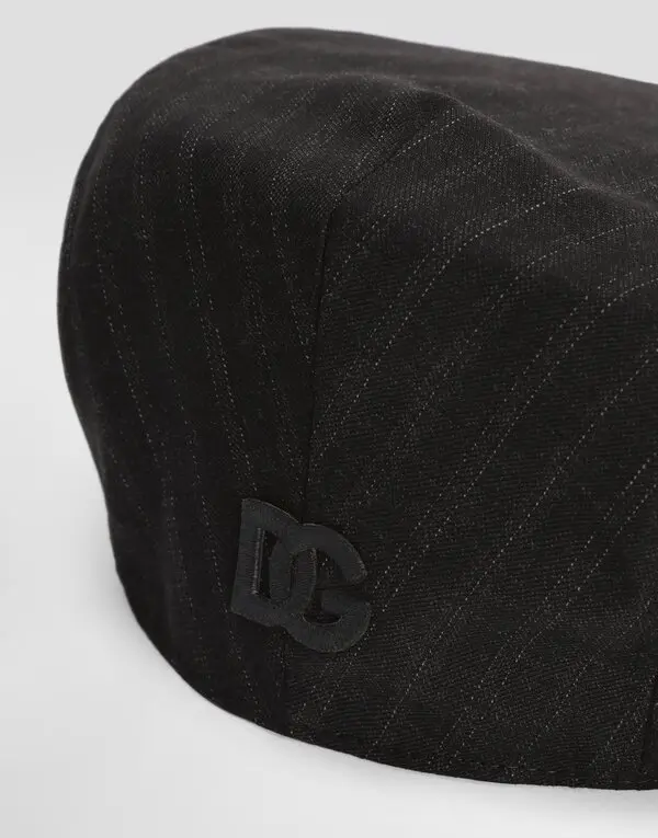 Dolce & Gabbana Striped Logo-plaque Hat