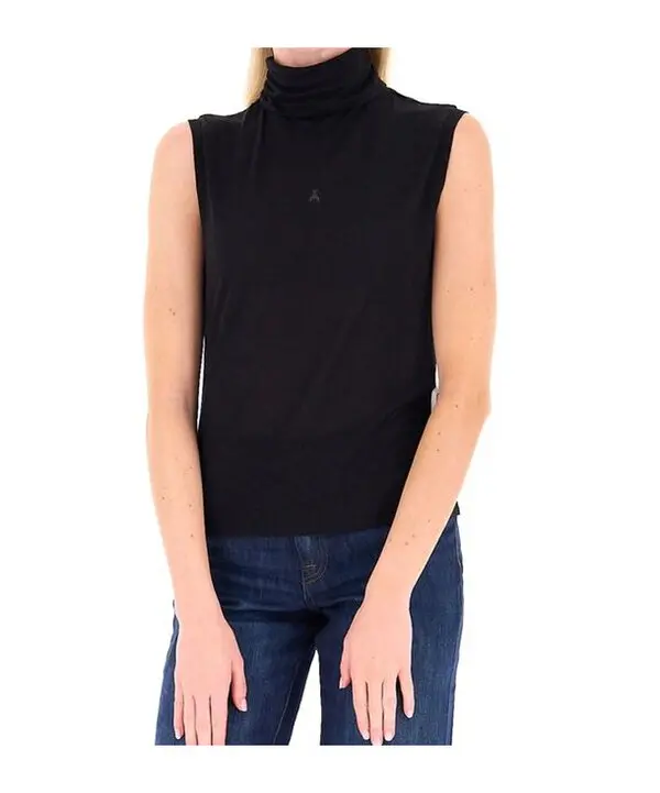 Patrizia Pepe Fly-plaque Roll-neck Top