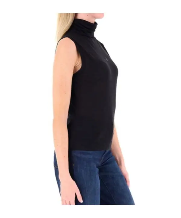 Patrizia Pepe Fly-plaque Roll-neck Top