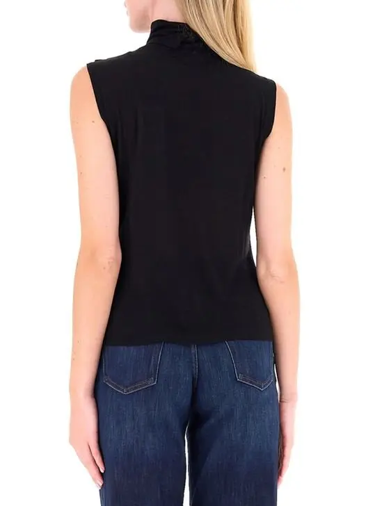 Patrizia Pepe Fly-plaque Roll-neck Top