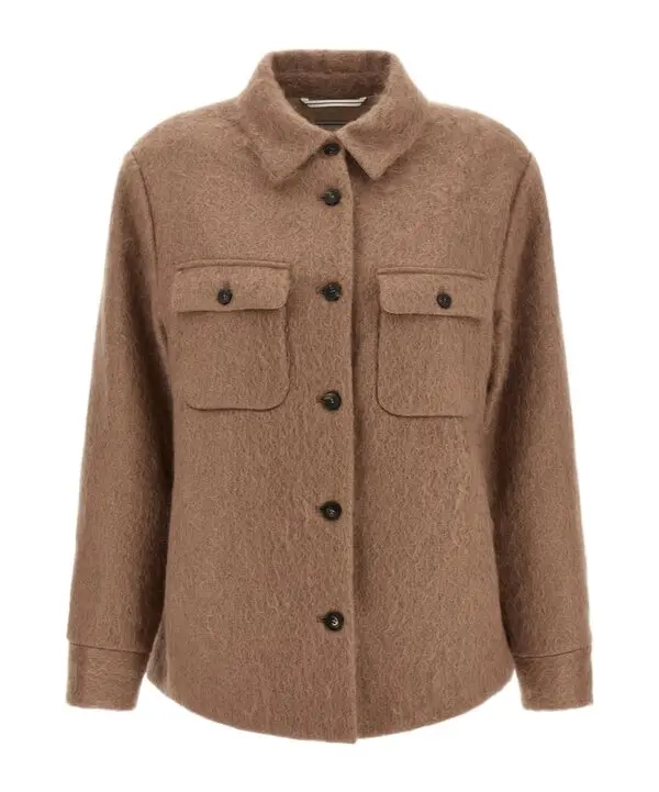Peserico Patch Pocket Shirt Jacket