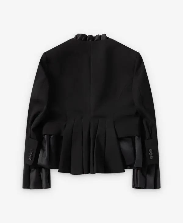 Comme Des Garçons Ruffle-trim Blazer