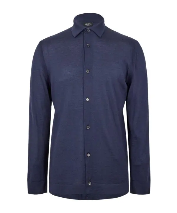 Zegna Cash Knitted Top - Blue