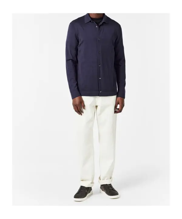 Zegna Cash Knitted Top - Blue