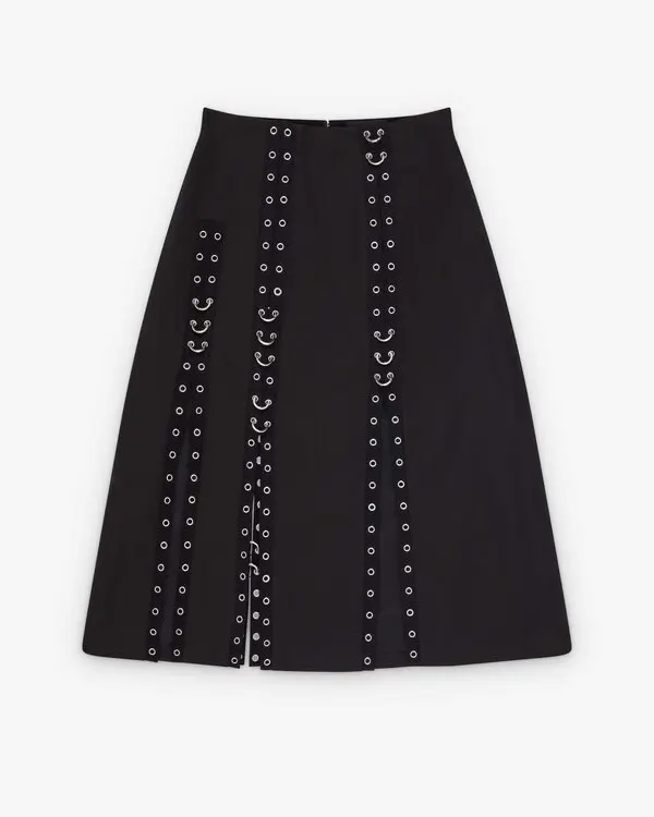 Simone Rocha Grommet Ring Sculpt Ripple Skirt