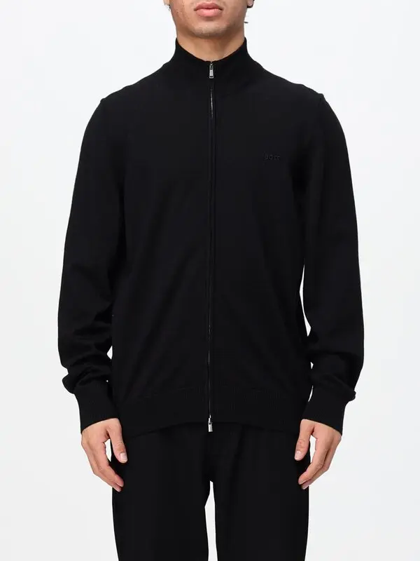Hugo Boss Long Sleeved Balonso Zipped Cardigan