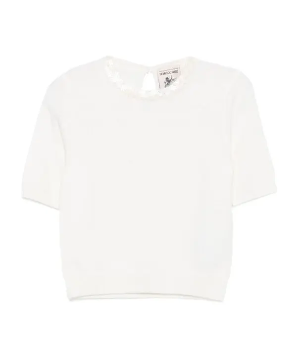 SEMICOUTURE Kate Sequin-embellished Sweater