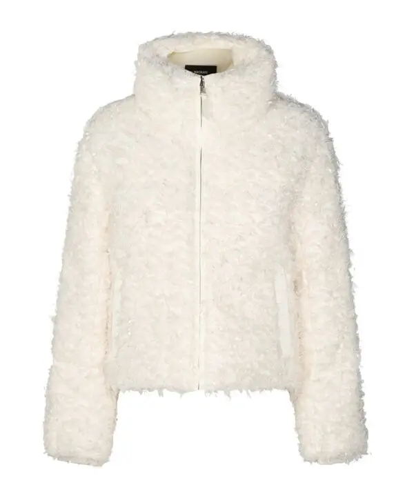 Mackage Fuzzy Stand Collar Zip Jacket
