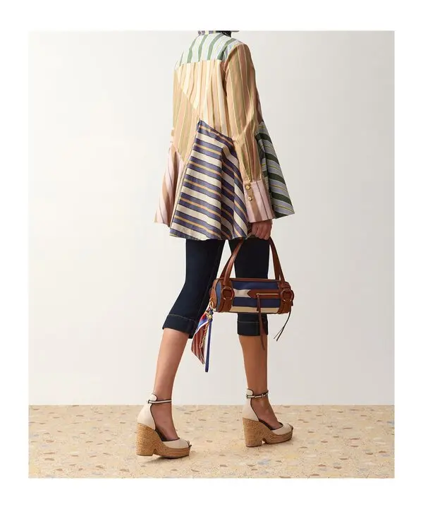Zimmermann Clash Poplin Peplum Shirt