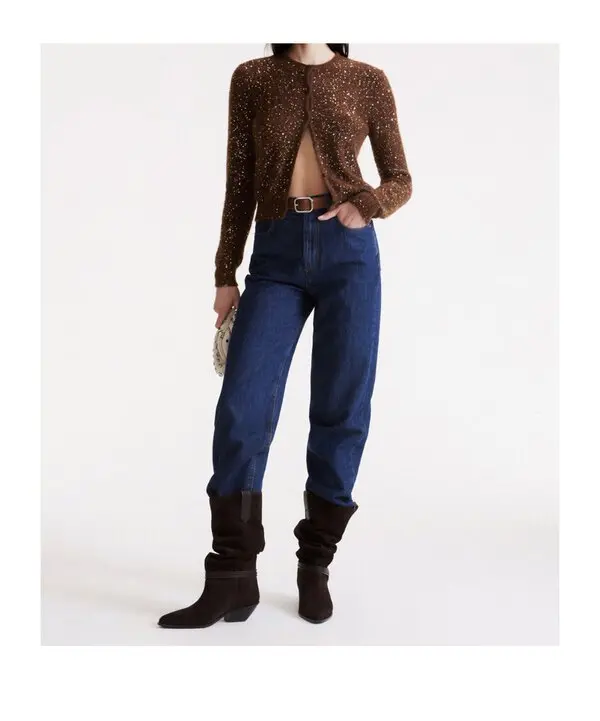 Marella Ribbed-knit Crew-neck Sweater