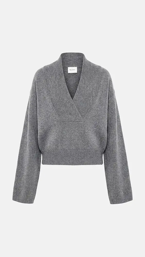 REFORMATION Easton Cashmere Blend Sweater