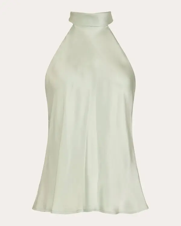 FRANCESCA MIRANDA Halo Silk Halter Top