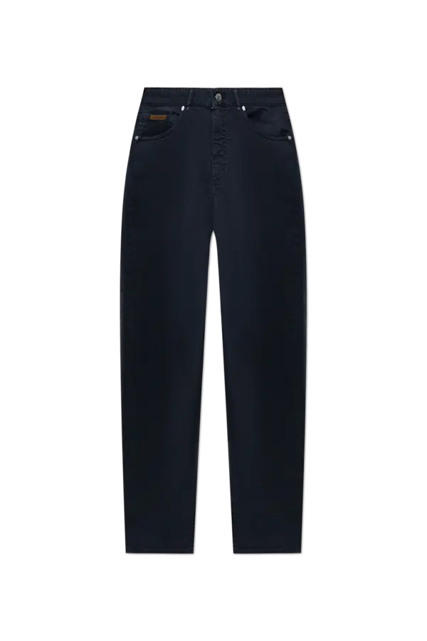Moncler Straight-leg Jeans - Navy Blue