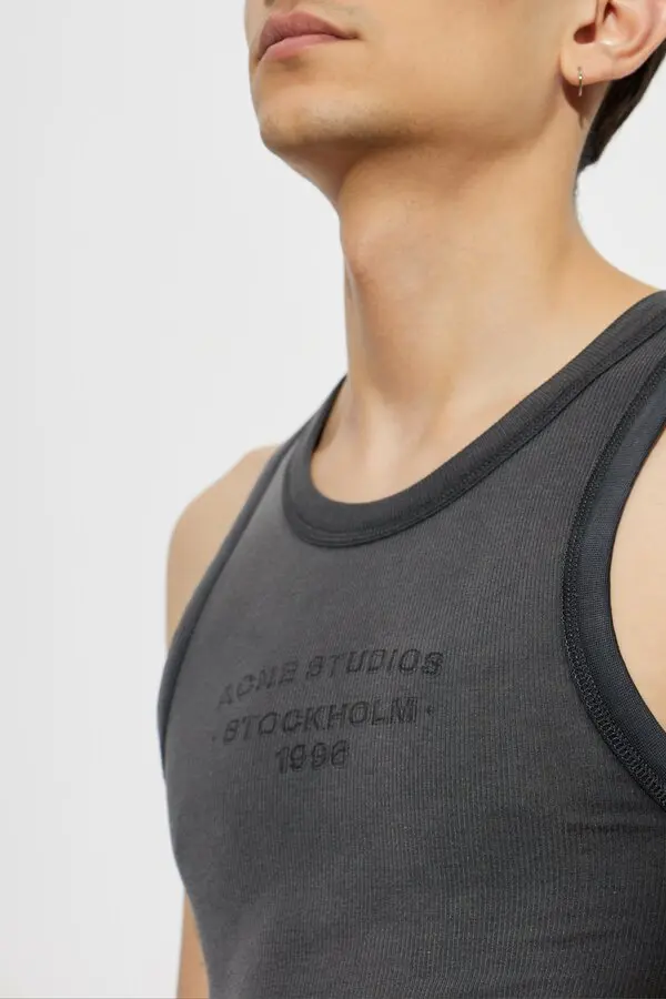 Acne Studios Sleeveless Tank Top With A ‘vintage’ Effect