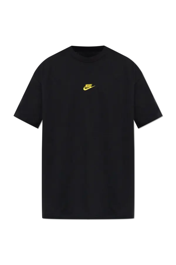 Nike T-shirt With Embroidered Logo - Black