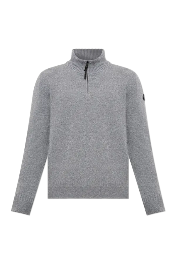 Moncler Logo Patch Sweater - Grey