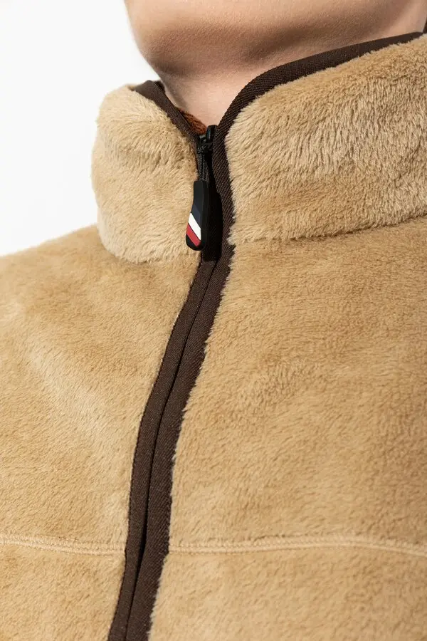 Moncler Performance & Style Sherpa Fleece Zip Pullover