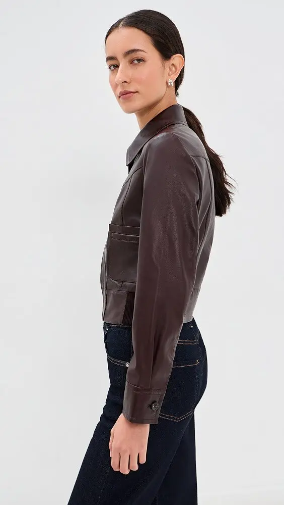 NILI LOTAN Charly Leather Jacket