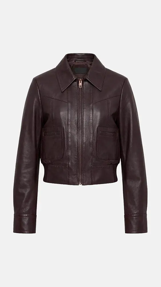NILI LOTAN Charly Leather Jacket