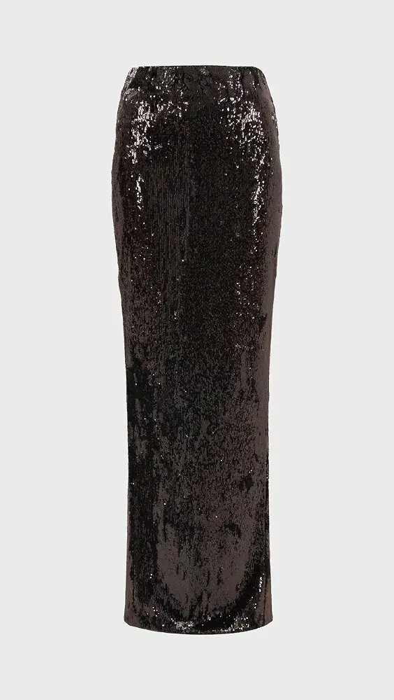 Balmain Sequined Long Skirt