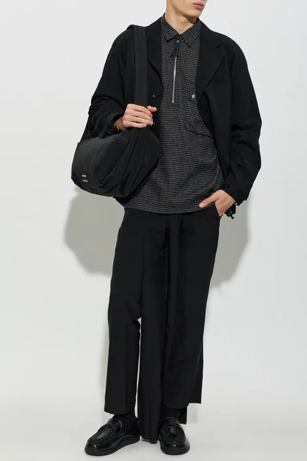 Comme Des Garçons Cotton Plaid Polo Shirt