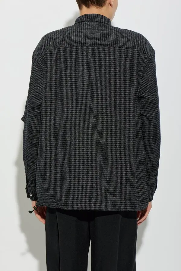 Comme Des Garçons Cotton Plaid Polo Shirt