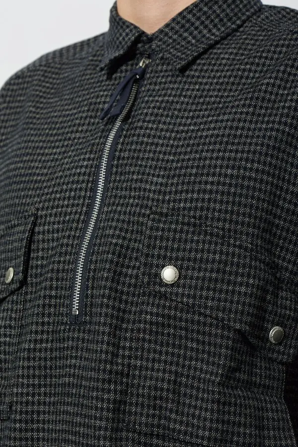 Comme Des Garçons Cotton Plaid Polo Shirt