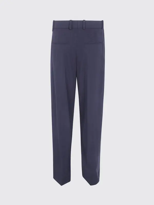 Jacquemus Slim Fit Pleated Tailored Trousers In Viscose Cotton Blend