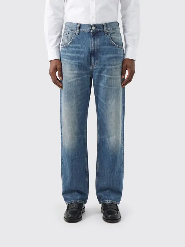 SUNFLOWER Mid-rise Straight Jeans In Cotton Denim With Five Pockets