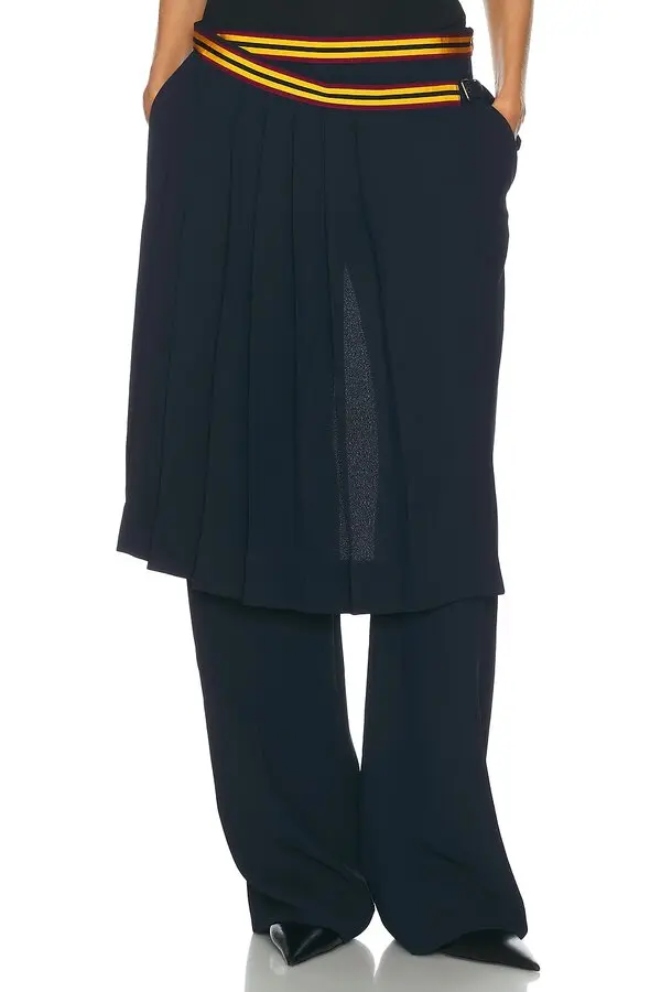 Dries Van Noten Prestona Pant - Navy