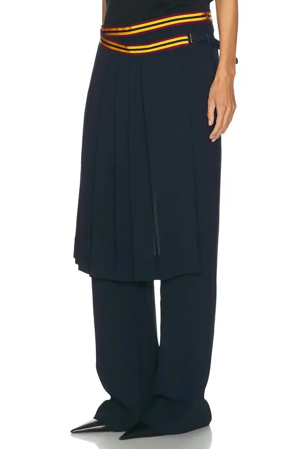 Dries Van Noten Prestona Pant - Navy
