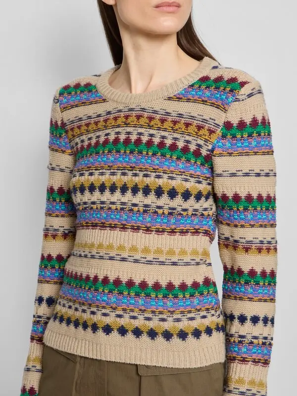 Dries Van Noten Tedd Wool Sweater - Champagne