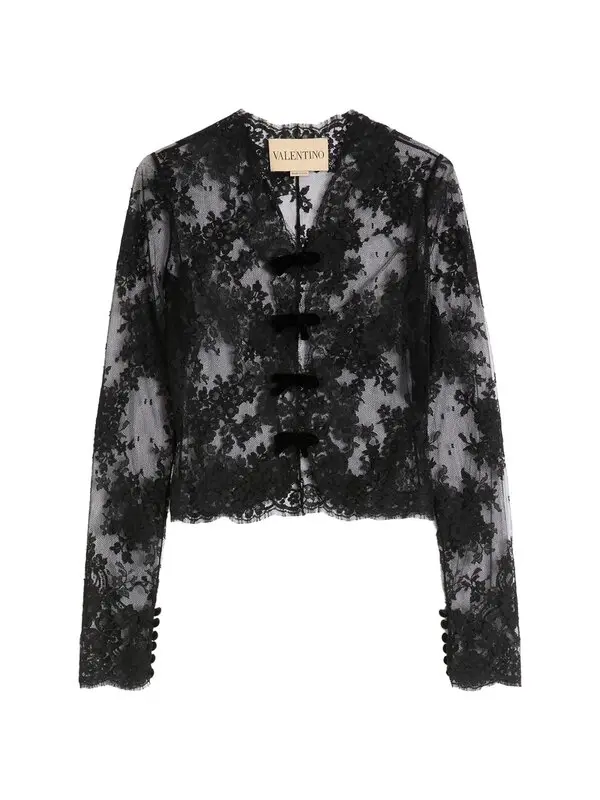 Valentino Garavani Lace Shirt With Bows