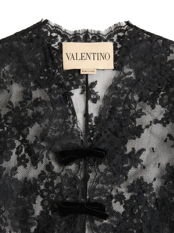 Valentino Garavani Lace Shirt With Bows