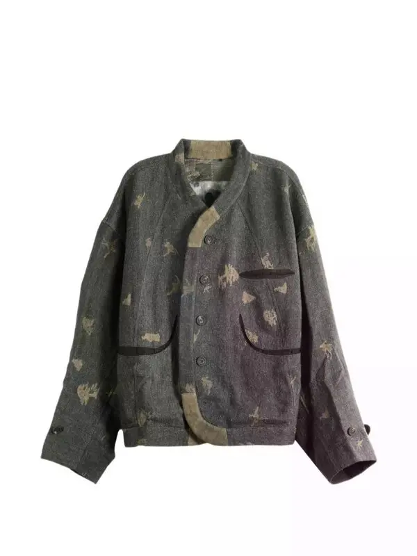 ZIGGY CHEN Patterned Button-up Jacket