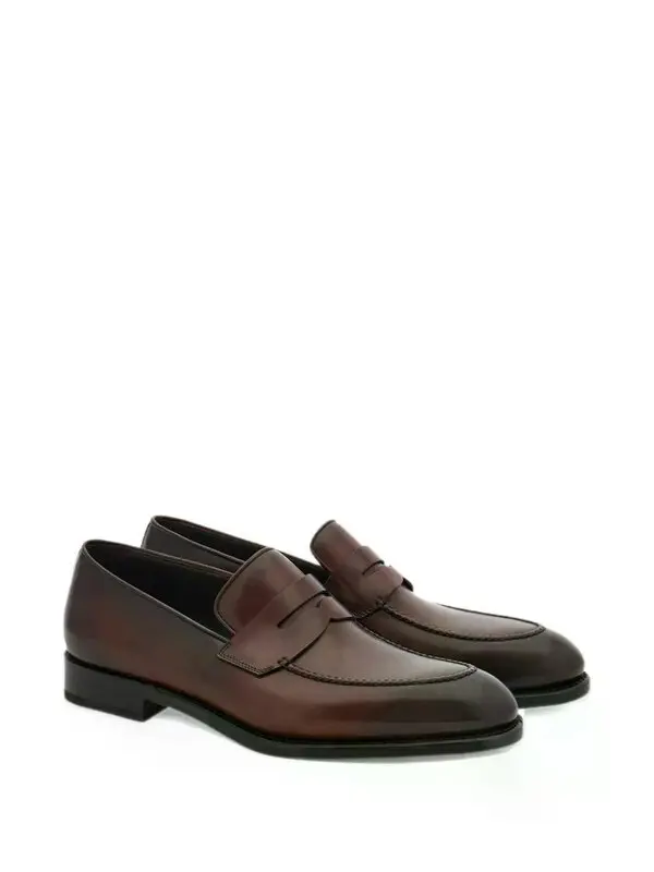 FERRAGAMO Tramezza Penny Loafers