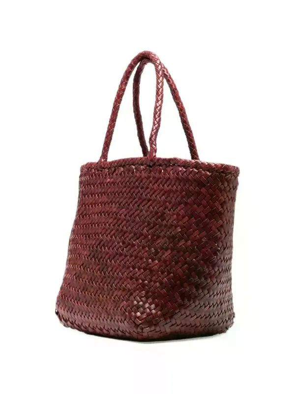 Dragon Diffusion Woven-leather Tote Bag - Red