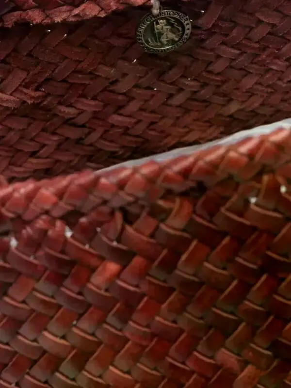 Dragon Diffusion Woven-leather Tote Bag