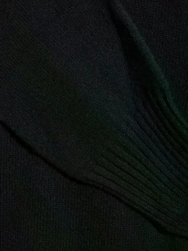 Issey Miyake Asymmetric V-neck Vest - Black