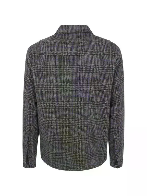TINTORIA MATTEI 954 Check-pattern Wool Jacket