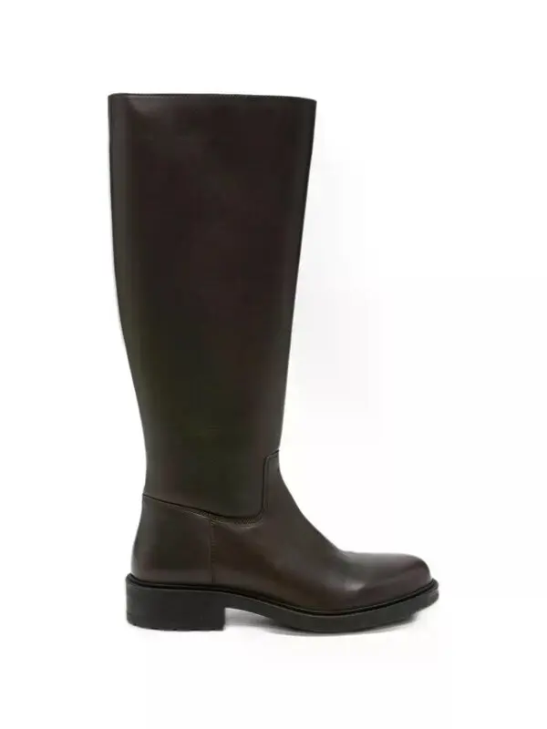 SERGIO MORETTI FIRENZE Leather Knee-high Boots