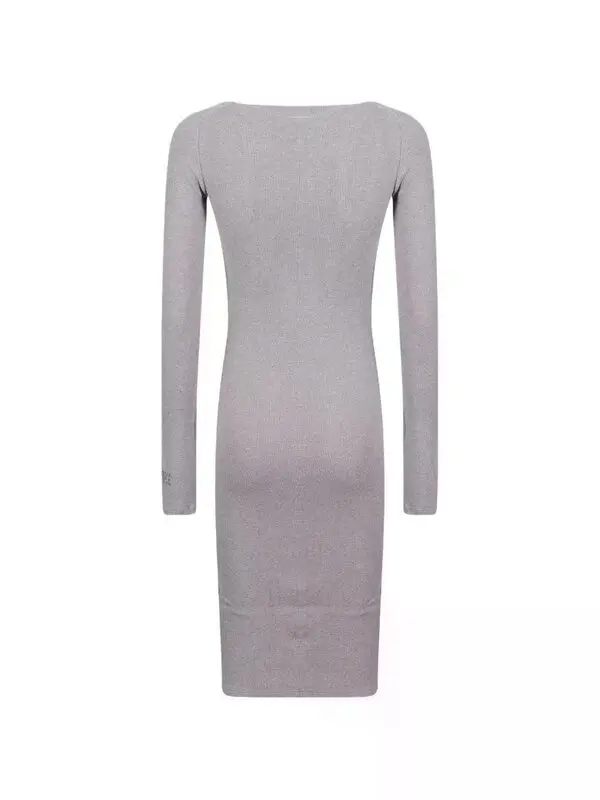 MAISON MARGIELA Ribbed Cutout-detail Midi Dress