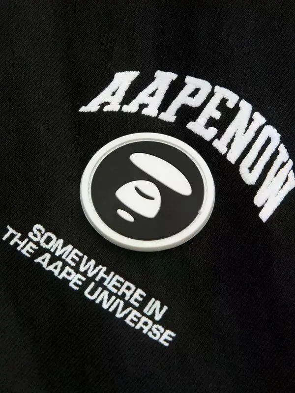 AAPE BY *A BATHING APE Aapenow Moonface-logo Zip-up Hoodie